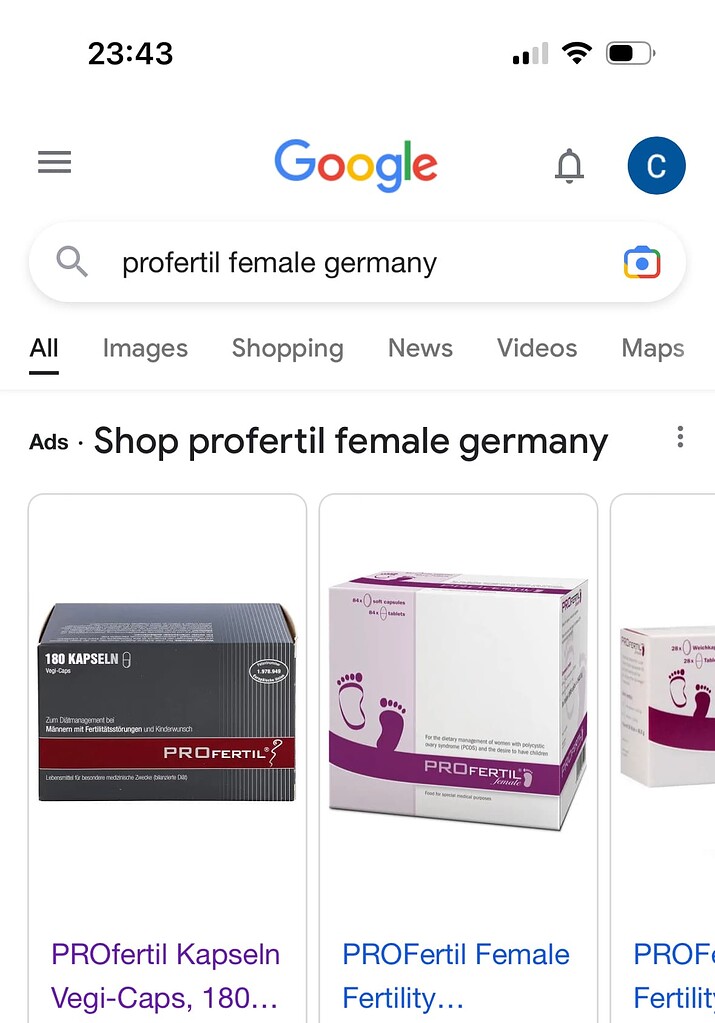 profertil 🇩🇪 夫妻备孕吃3个月 - 代孕讨论 - IVF环球